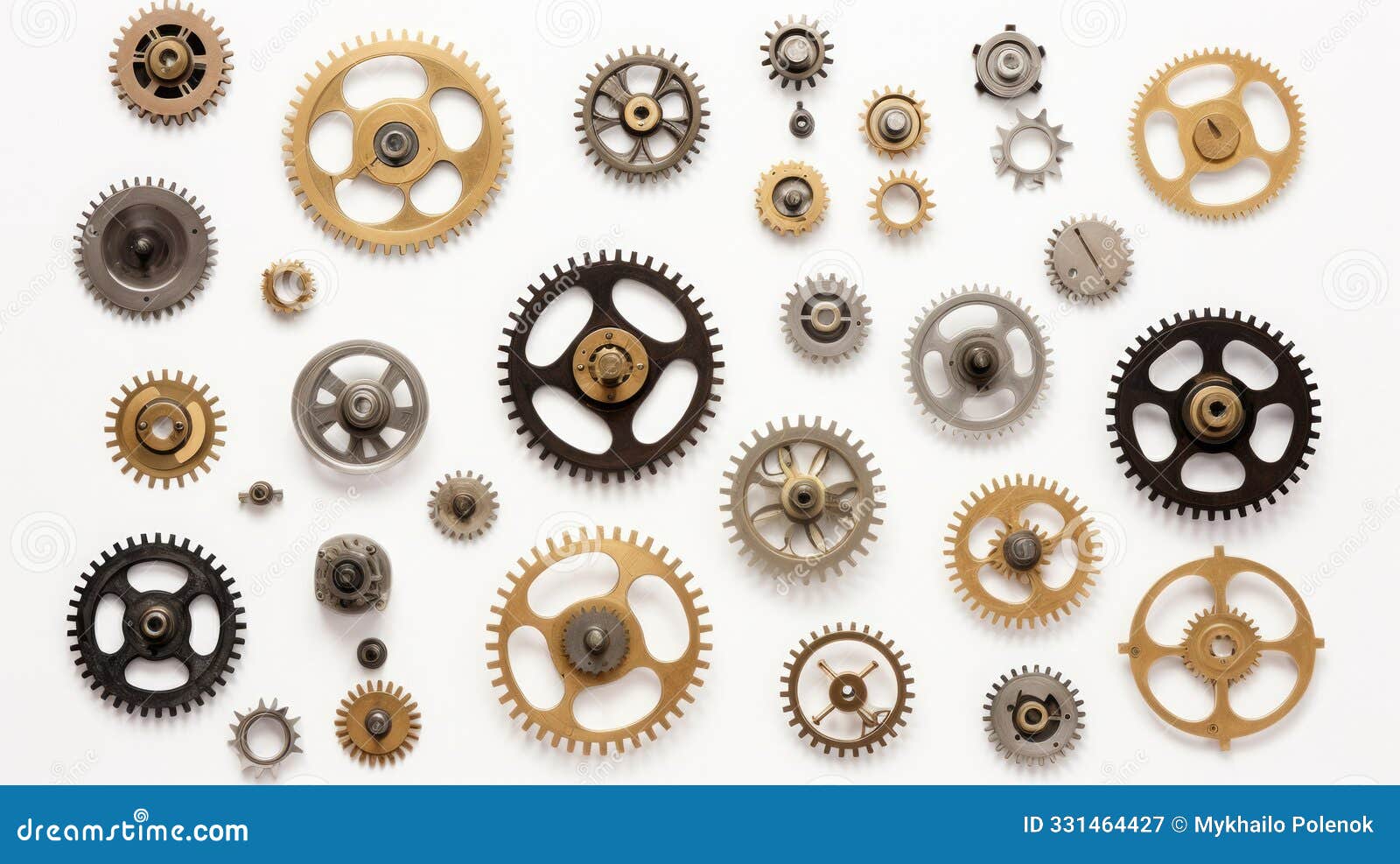 A Huge Collection of Random Industrial Metal Objects Isolated on a ...