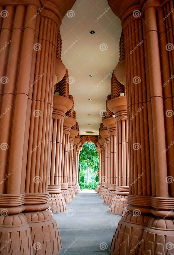 Huge columns stock photo. Image of vanishing, fillet - 10985554