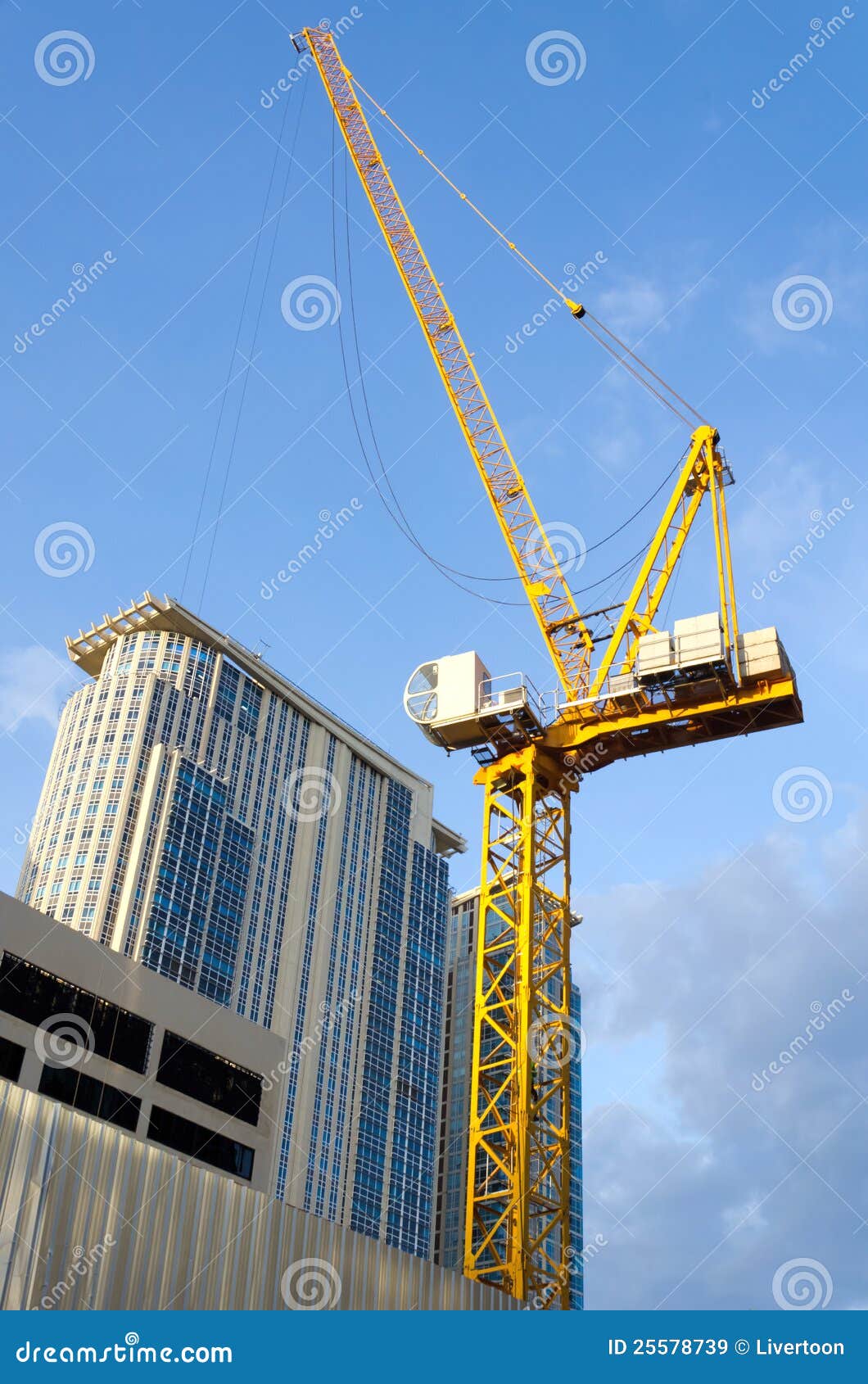 Huge crane rising stock image. Image of structure, architecture - 25578739