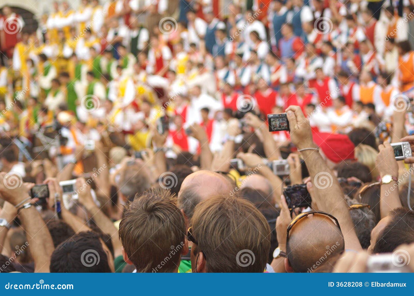 Huge crowd stock photo. Image of event, throng, people - 3628208