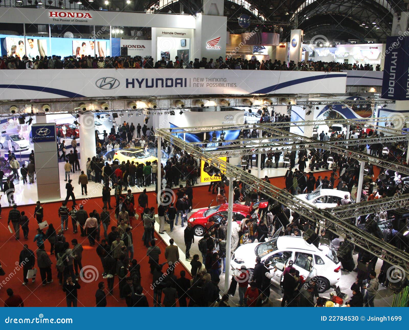 Huge Crowd at the Auto Expo 2012 Editorial Image - Image of automobile ...
