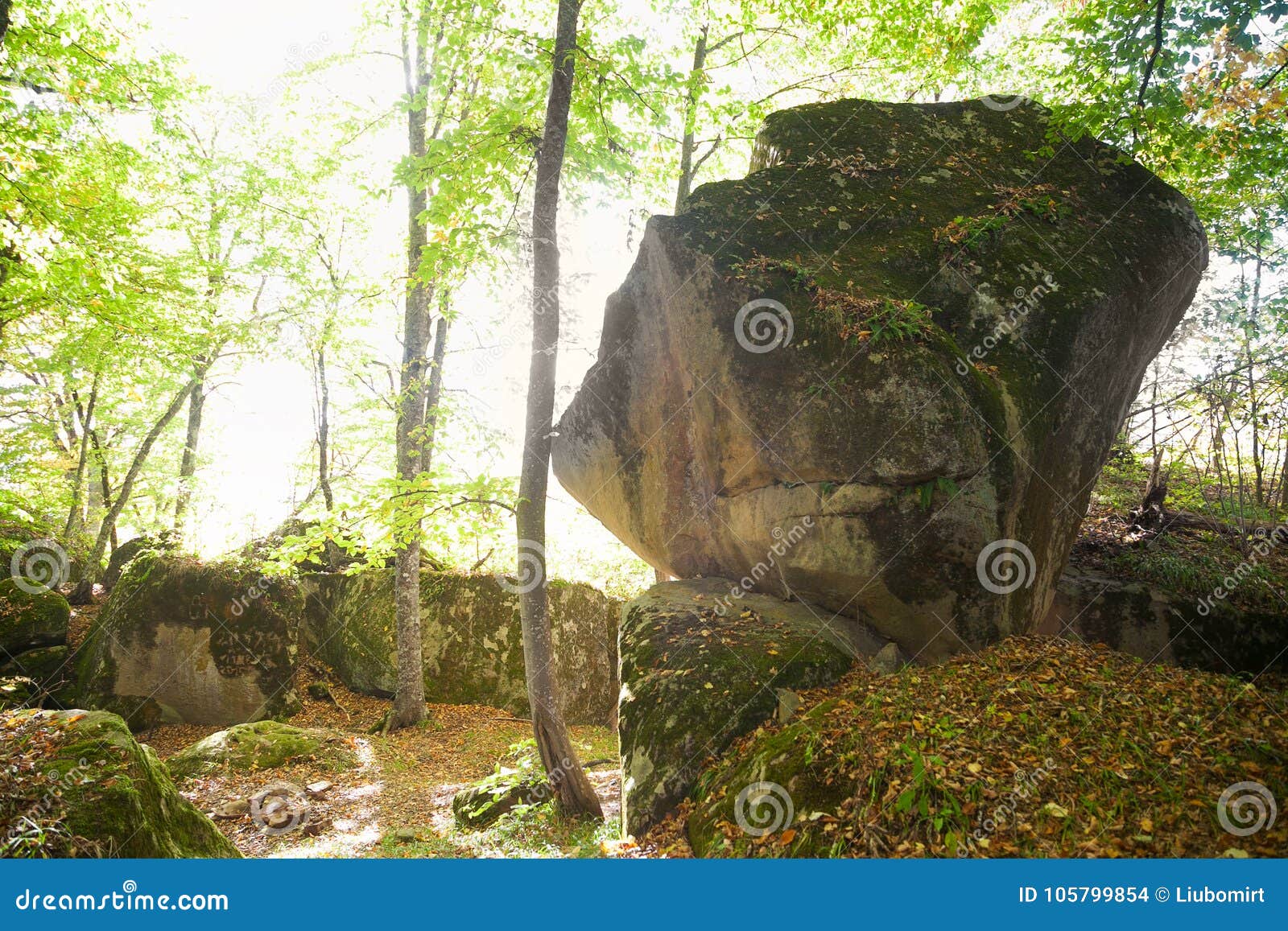 Huge dolmen rock stock photo. Image of geological, carving - 105799854
