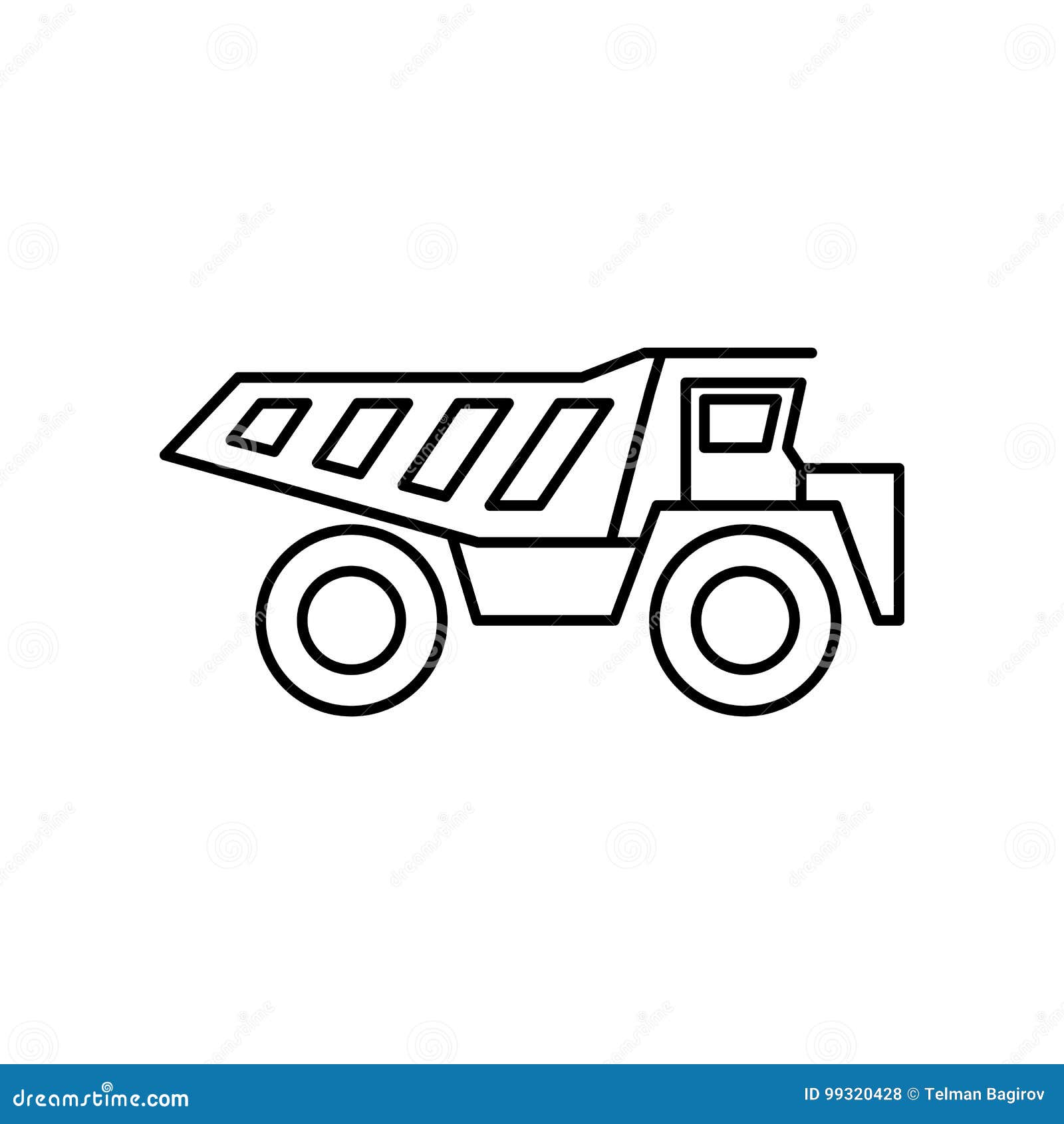 Dumper Icon Vector Isolated On White Background, Dumper Sign ...