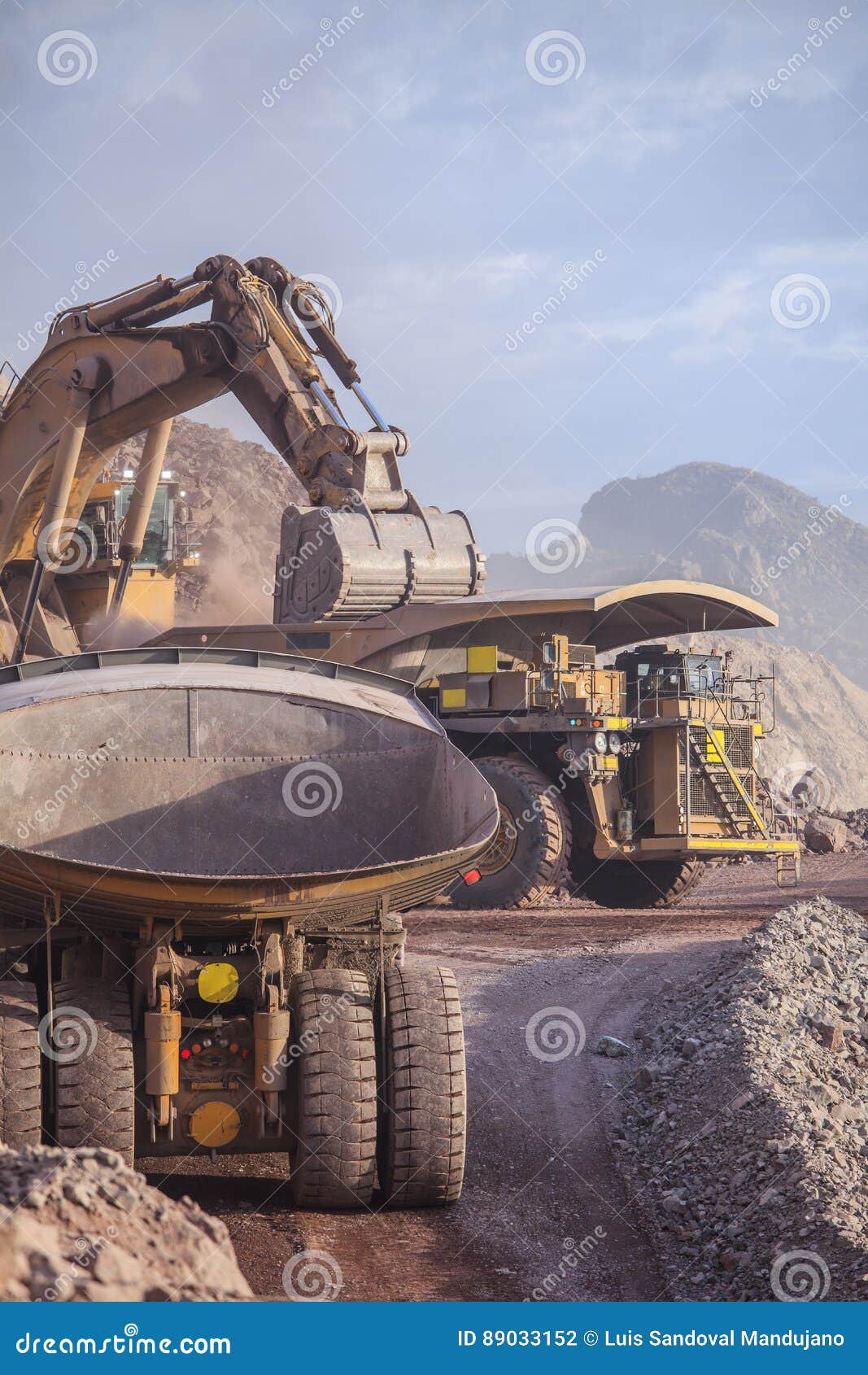 Huge Excavator. Mining stock photo. Image of equipment - 89033152