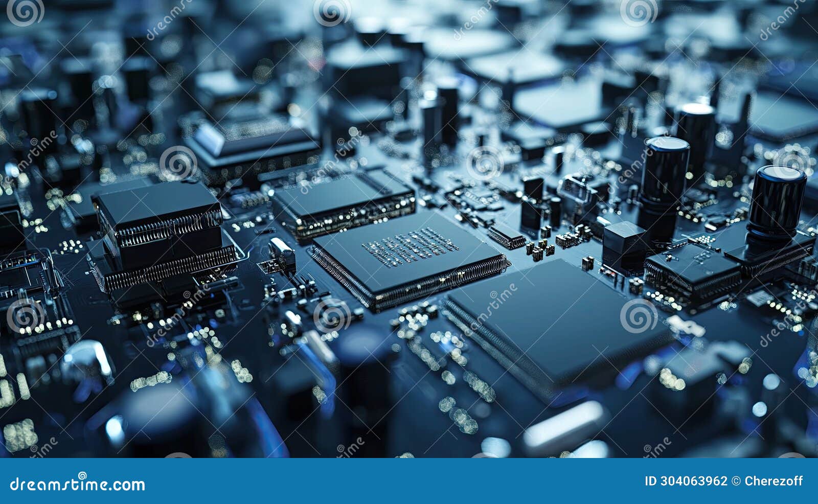 The Huge Factory for the Production of Modern Microchips Stock Photo ...
