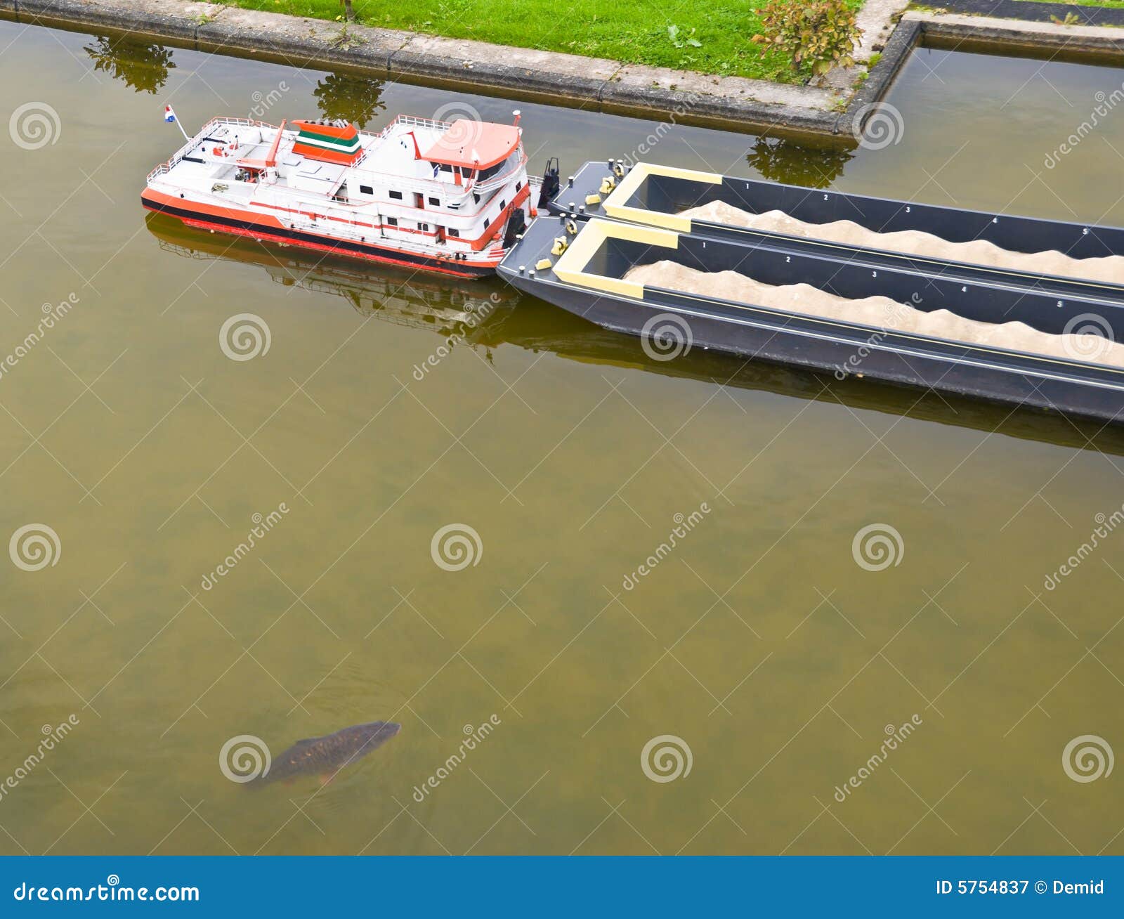 Huge Fish next to a Ship stock image. Image of ocean, huge - 5754837