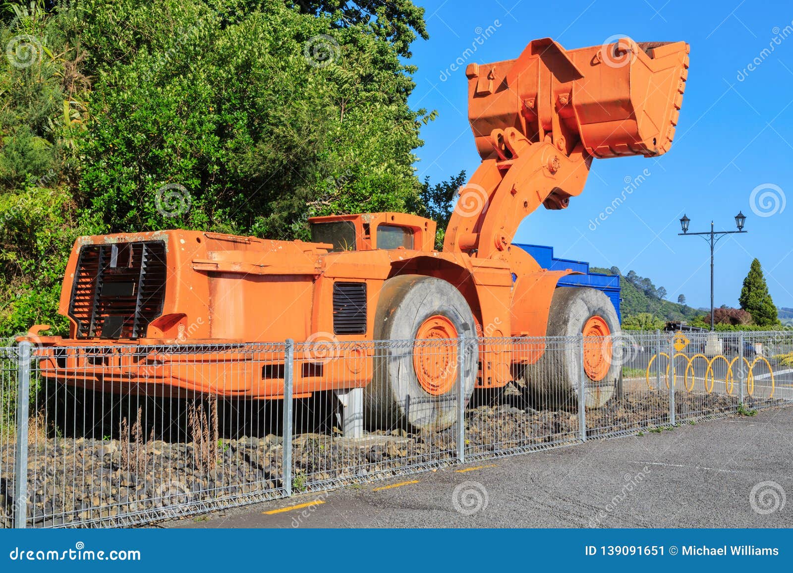 Giant Mining Excavator Machine on Display Stock Image - Image of ...