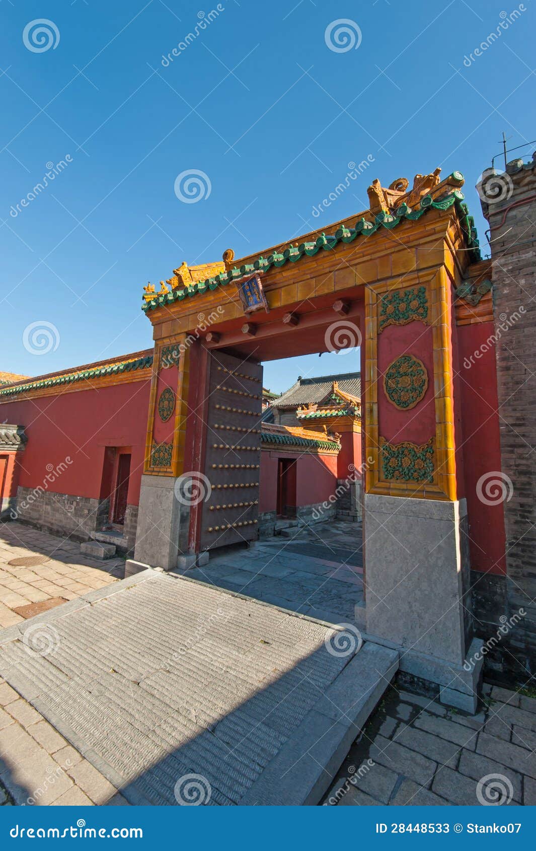 Huge gate stock image. Image of antique, culture, east - 28448533