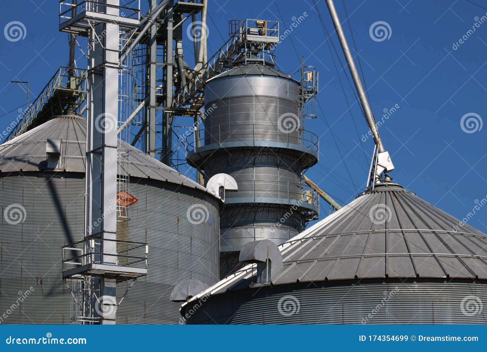 Grain Processing Facility stock image. Image of seed - 174354699