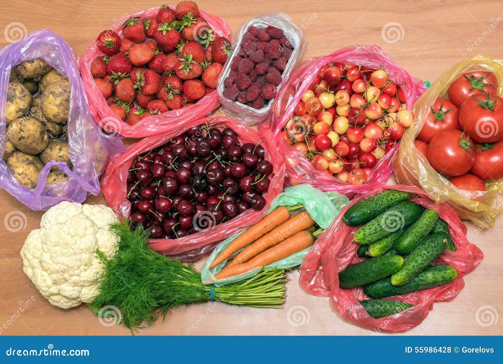 Huge Group of Fresh Vegetables and Fruits Stock Photo - Image of fruits ...