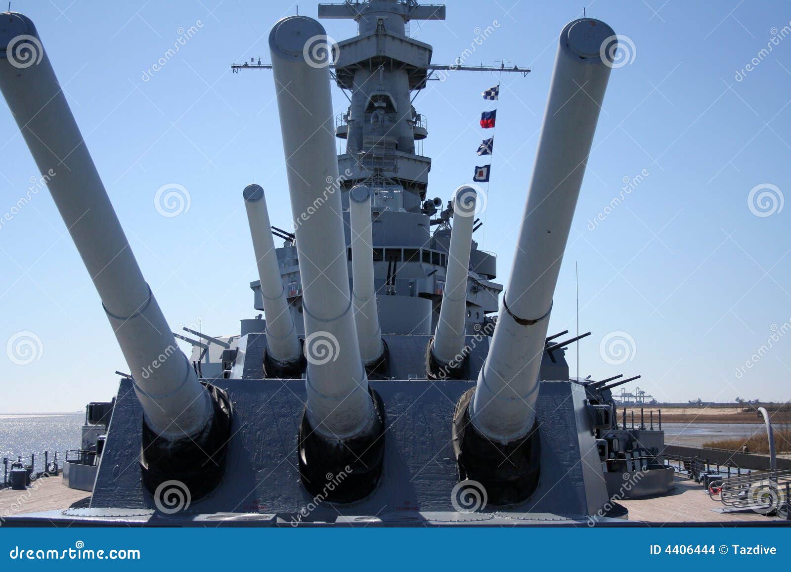 Huge Guns stock photo. Image of boat, gunship, barrel - 4406444
