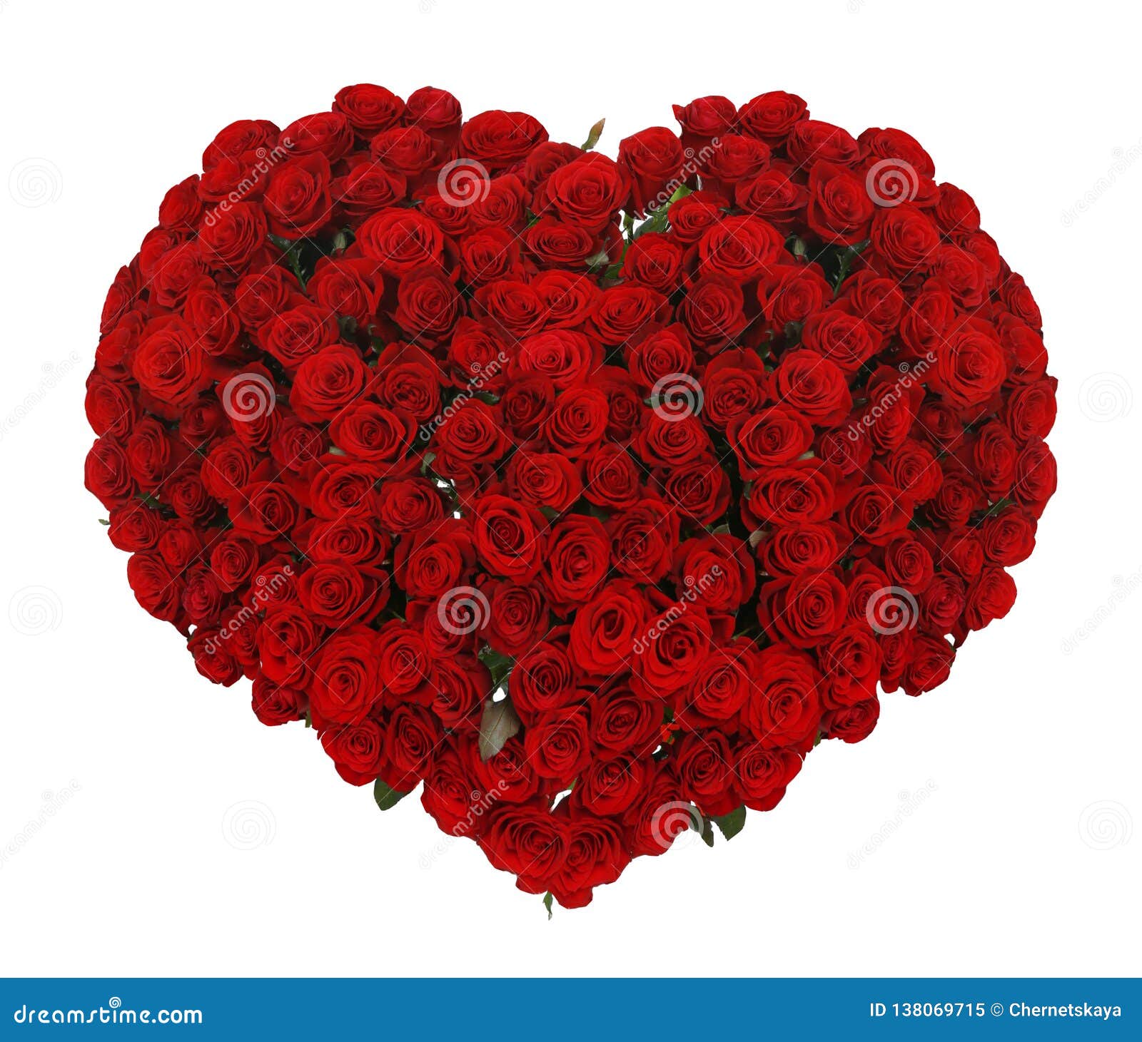 Huge Heart Made of Beautiful Red Roses Stock Image - Image of dating ...