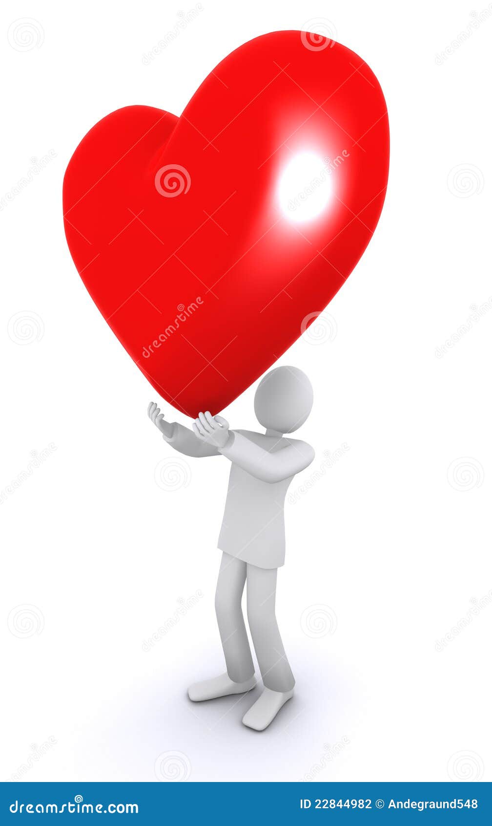 Huge Heart, Valentine S Day Stock Illustration - Illustration of color ...