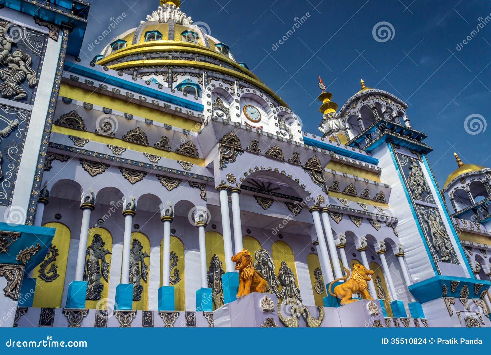 Hindu Temple Entrance - Horizontal Orientation Royalty-Free Stock Image ...