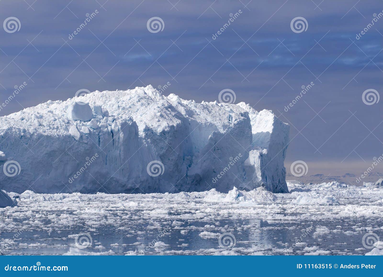 Iceberg, Huge Table Iceberg, Tabular Iceberg With Texture In Dark Rough ...