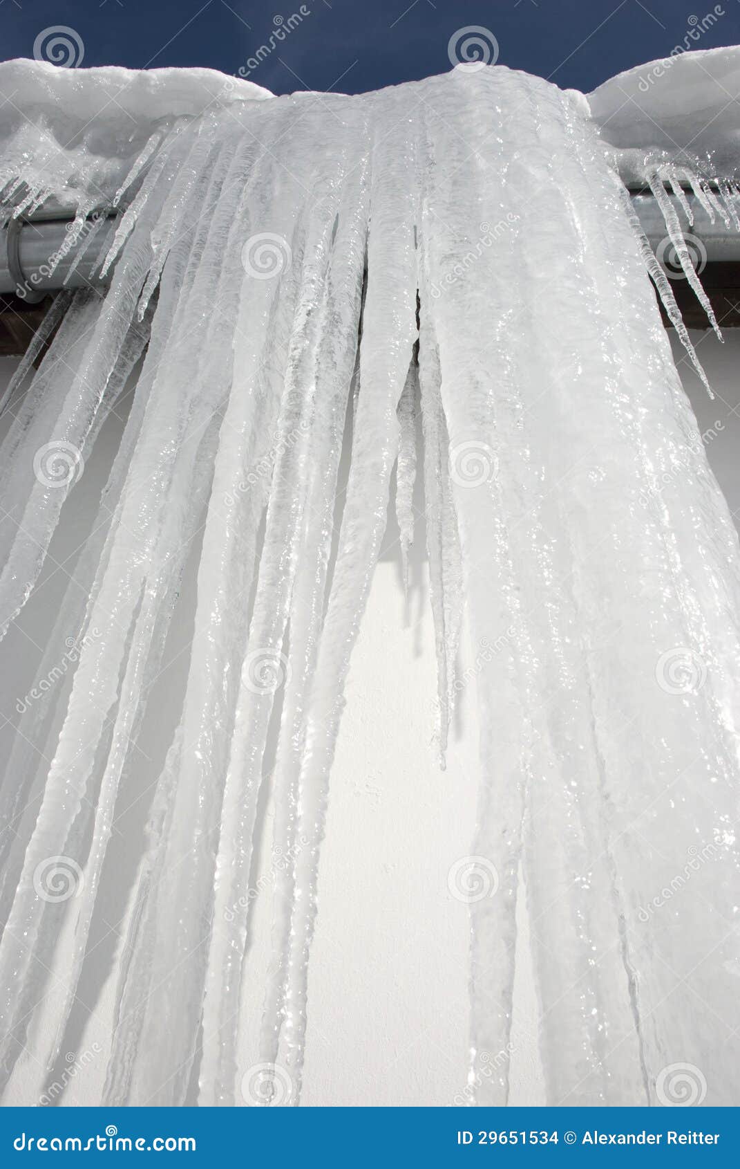 Huge icicles stock photo. Image of frozen, winter, hanging - 29651534