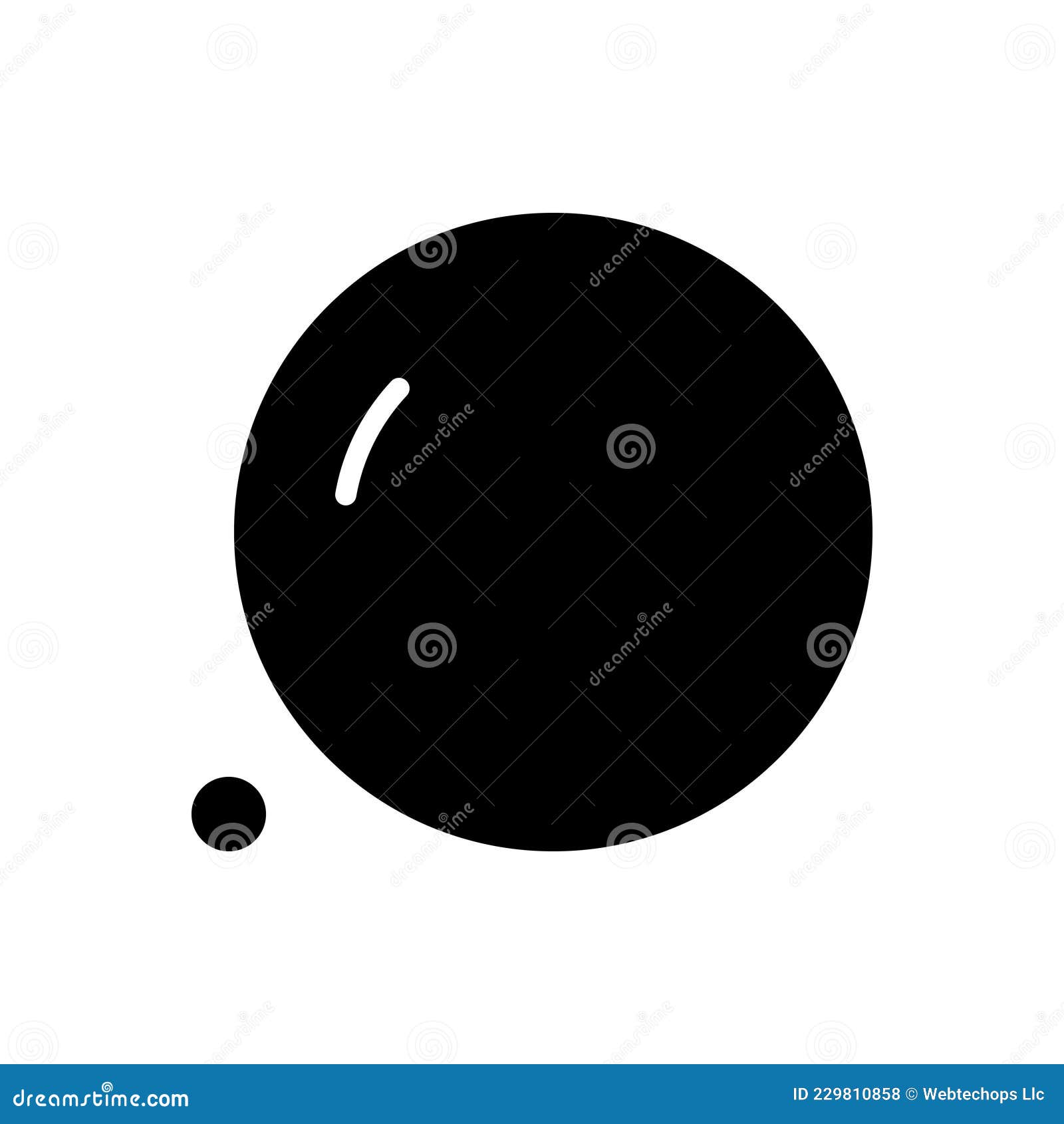 Black Solid Icon for Huge, Giant and Vast Stock Vector - Illustration ...