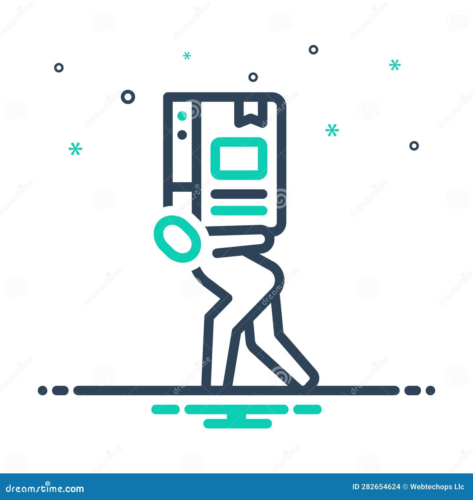 Mix Icon for Huge, Giant and Carry Stock Vector - Illustration of large ...