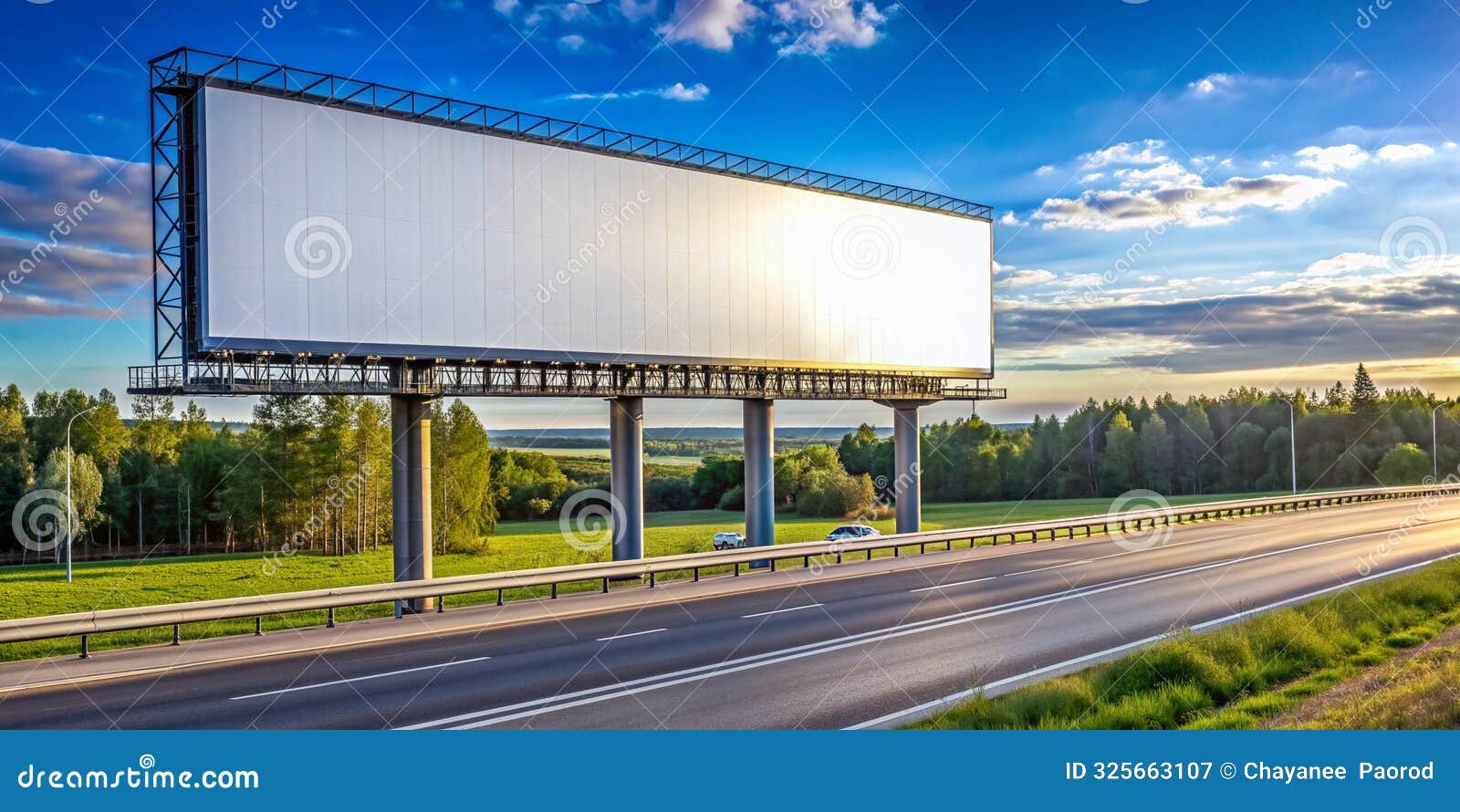 Huge LED Billboard by the Highway an Interactive Advertising Concept ...