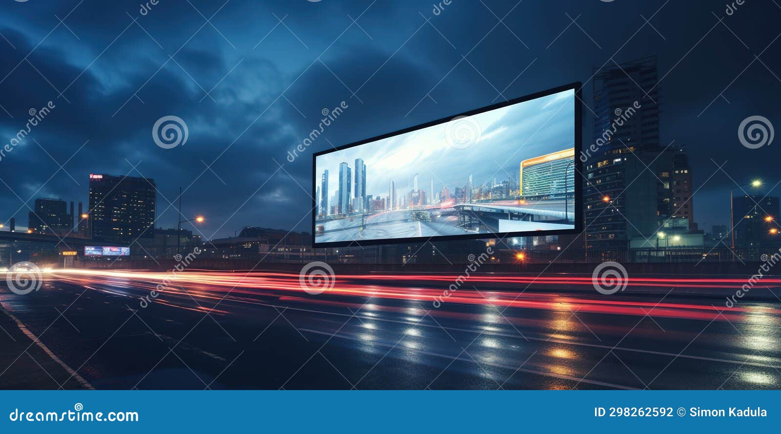 Huge LED Billboard by the Highway, an Interactive Advertising Concept ...