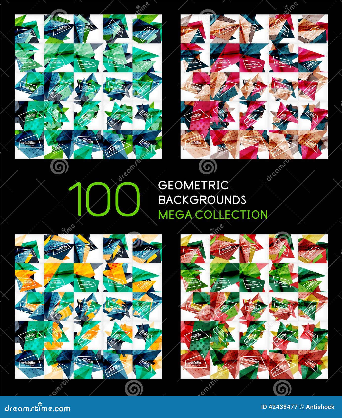 Huge Mega Collection of Abstract Backgrounds Stock Vector ...