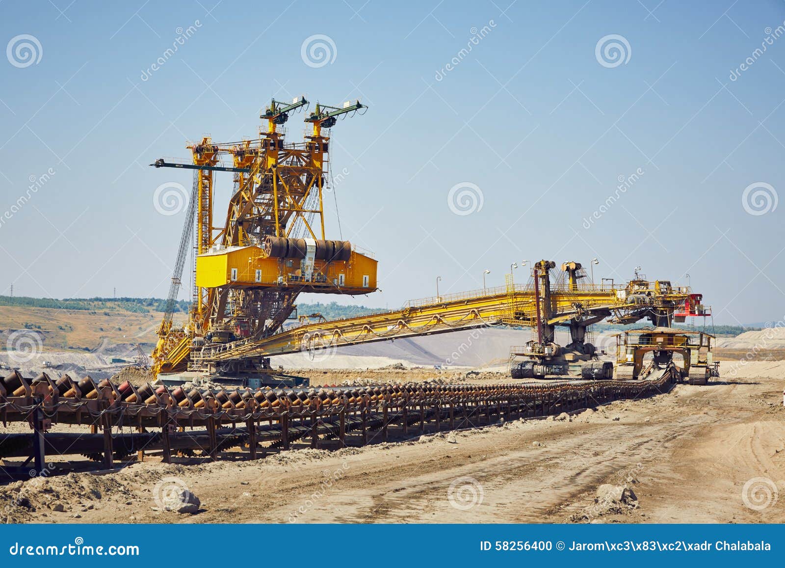 Mining Machine In Mine Stock Image | CartoonDealer.com #17749999