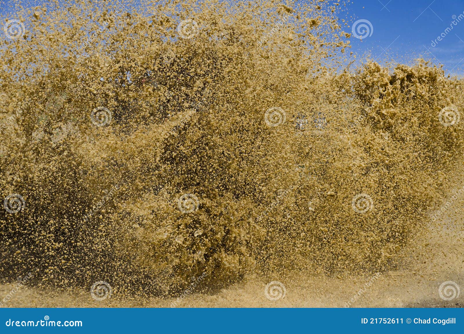Huge Muddy Splash stock image. Image of drive, daylight - 21752611