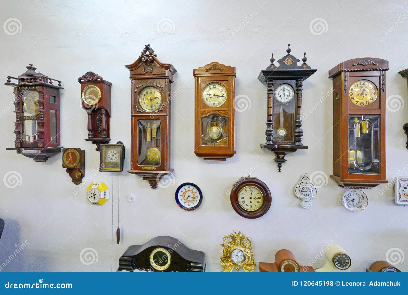 A Huge Number of Completely Different Clock Devices are Located on One ...