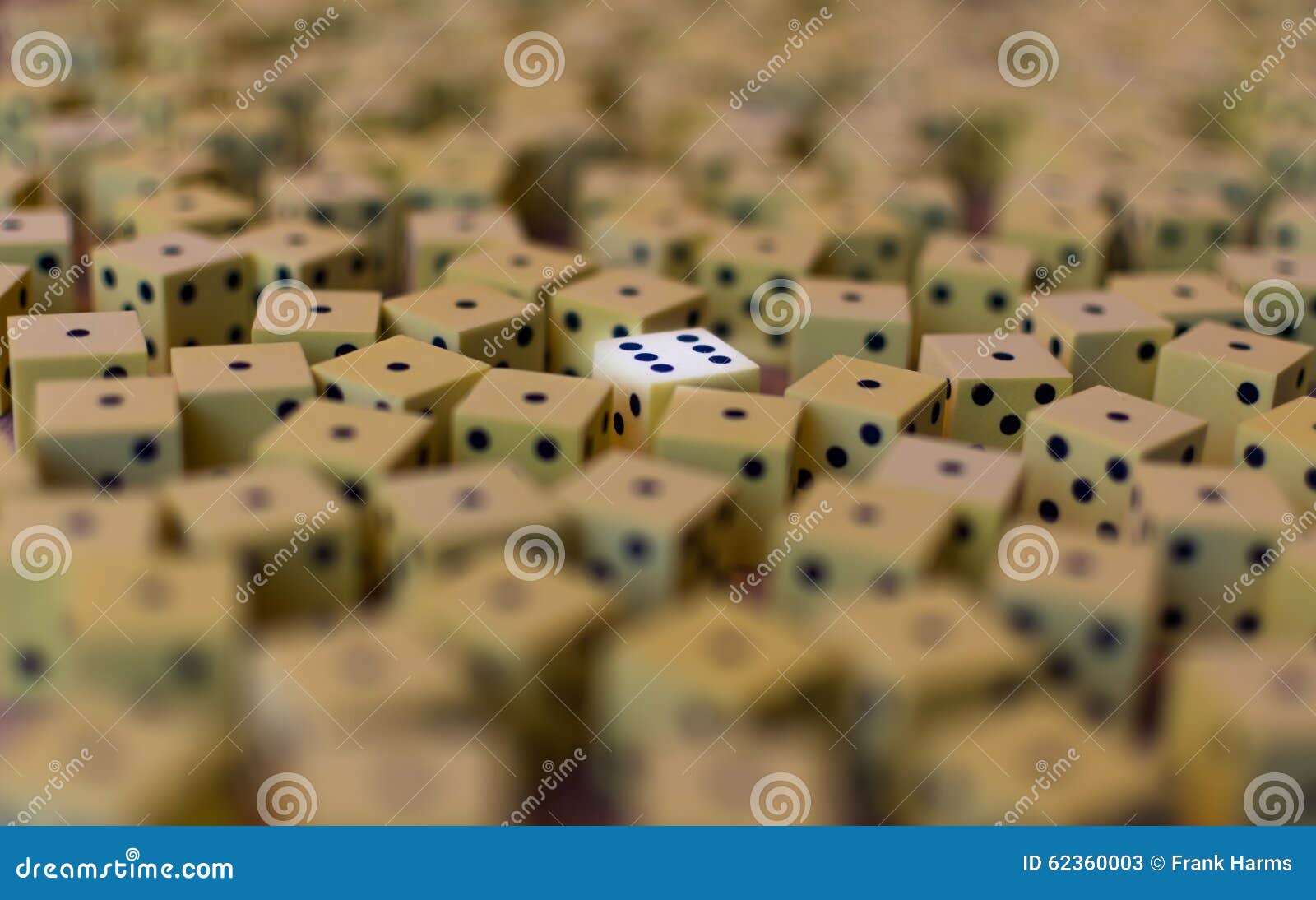 Huge number of yellow dice stock image. Image of loss - 62360003