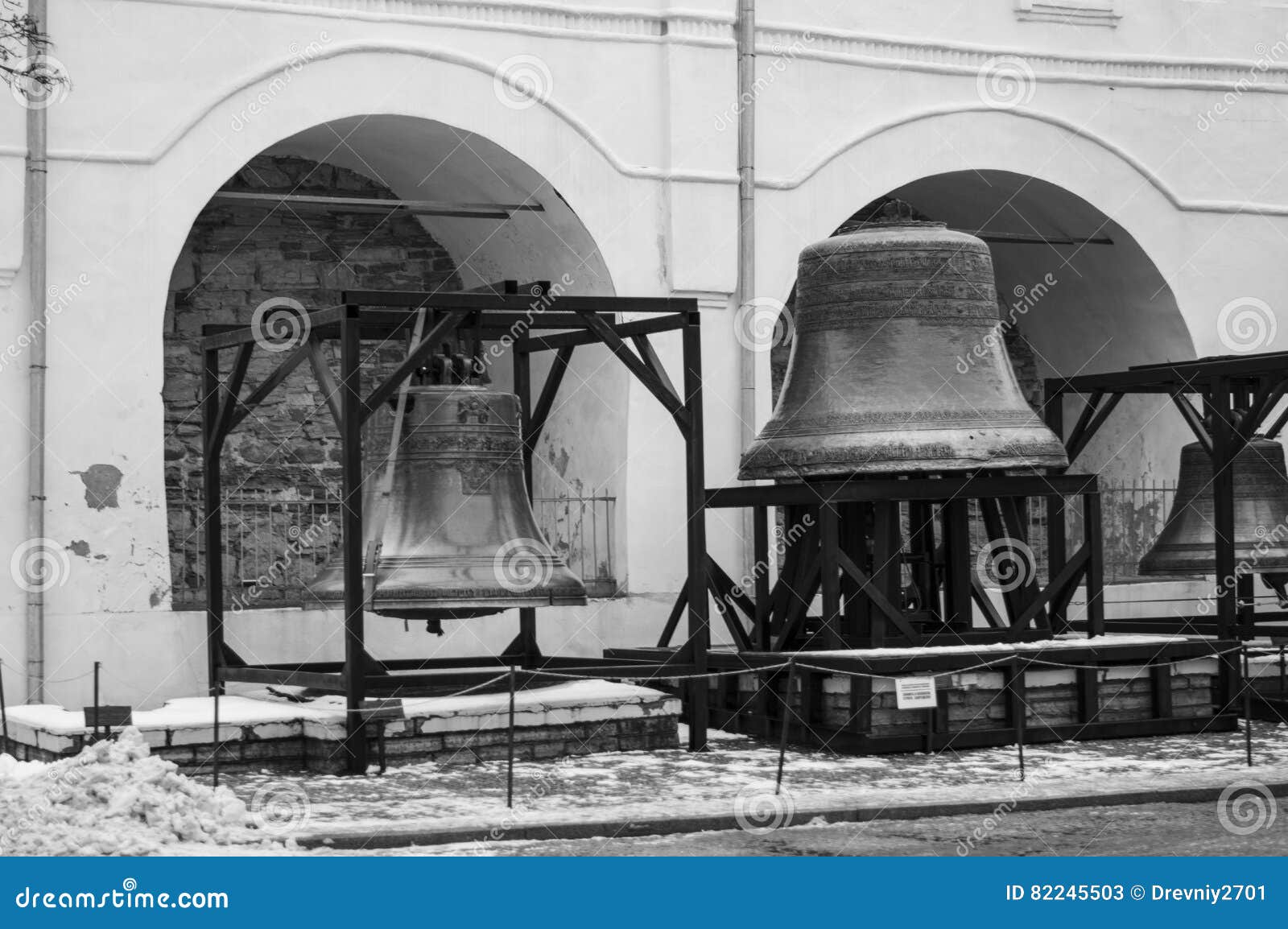 Huge Old Bell Monument in Veliky Novgorod Stock Image - Image of famous ...