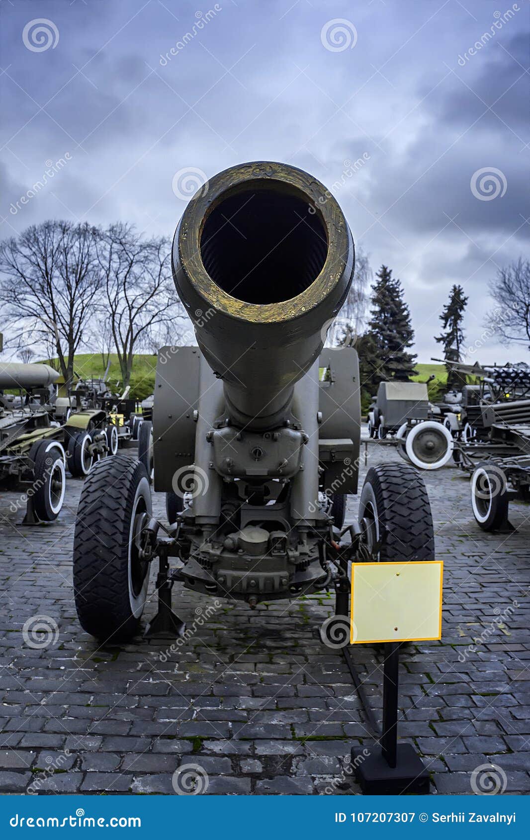 A Huge Old Cannon, a War. Military Equipment. Stock Image - Image of ...