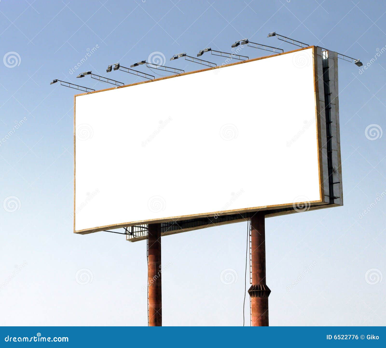 Huge outdoor billboard stock photo. Image of advertise - 6522776