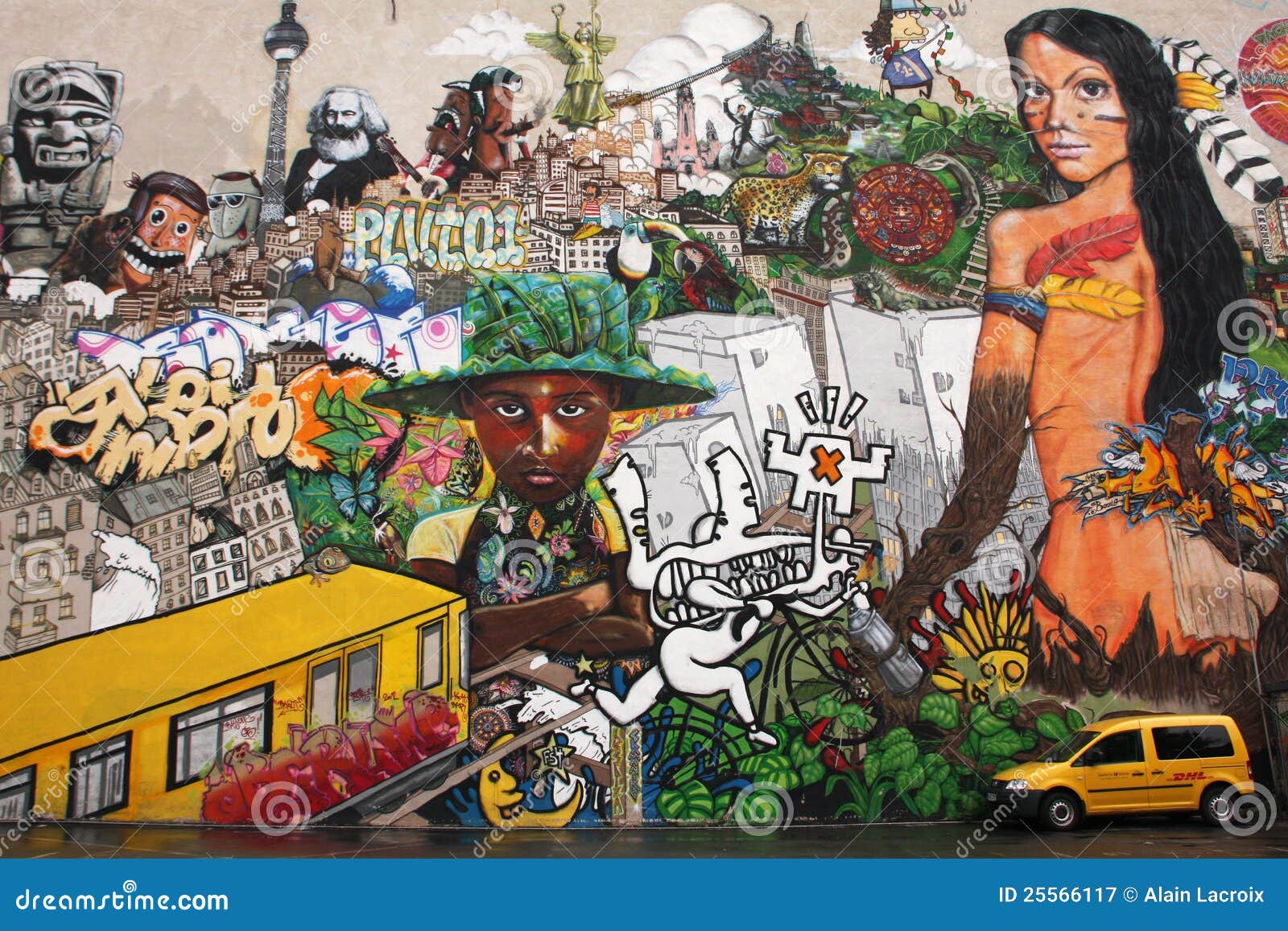 A Huge Painting About The History Of Bicol Region In The Philippines ...