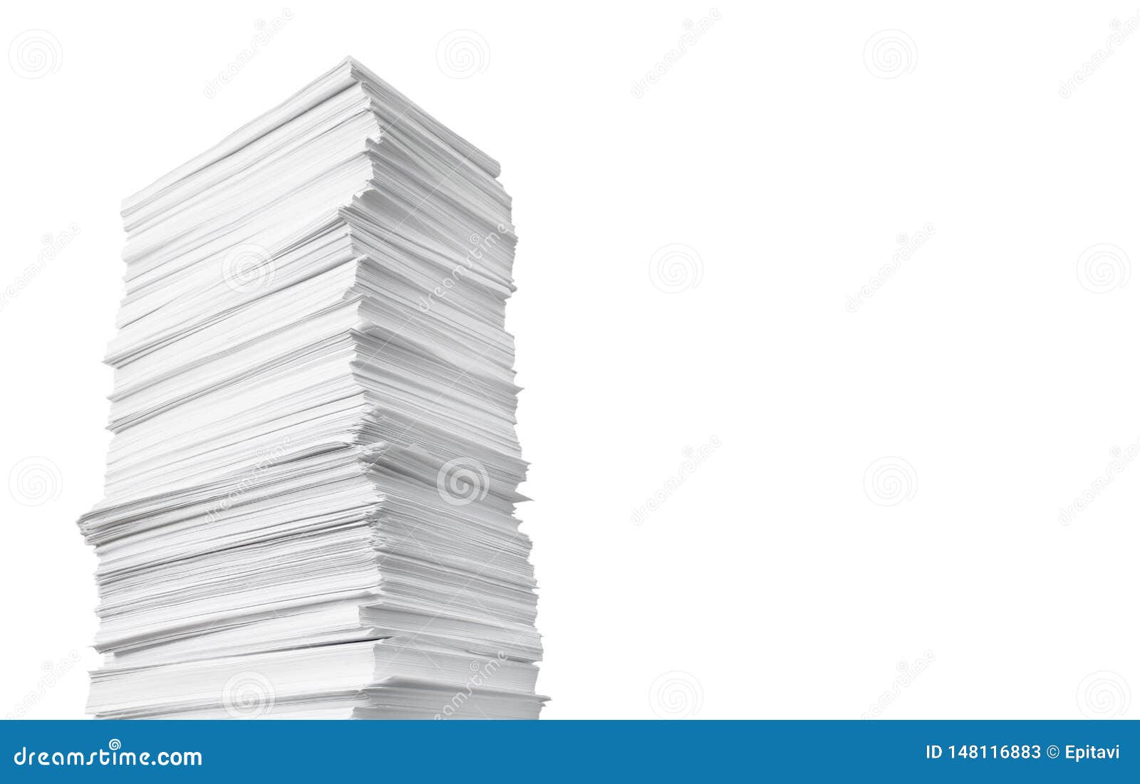 Huge paper stack stock image. Image of paperwork, organization - 148116883