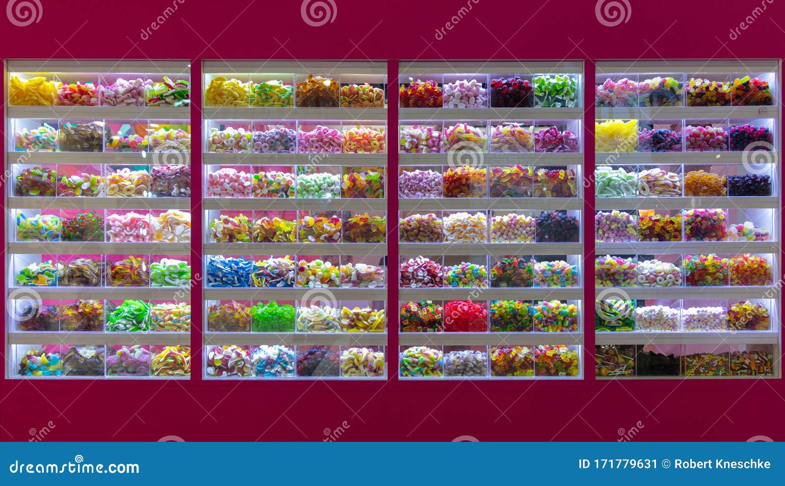 Huge Pick and Mix Selection at Candy Shop Stock Image - Image of sweet ...