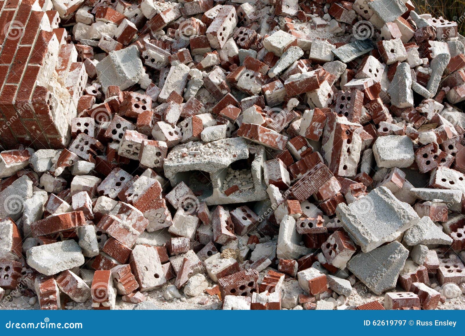 Broken Bricks Wall Stock Photography | CartoonDealer.com #55500080