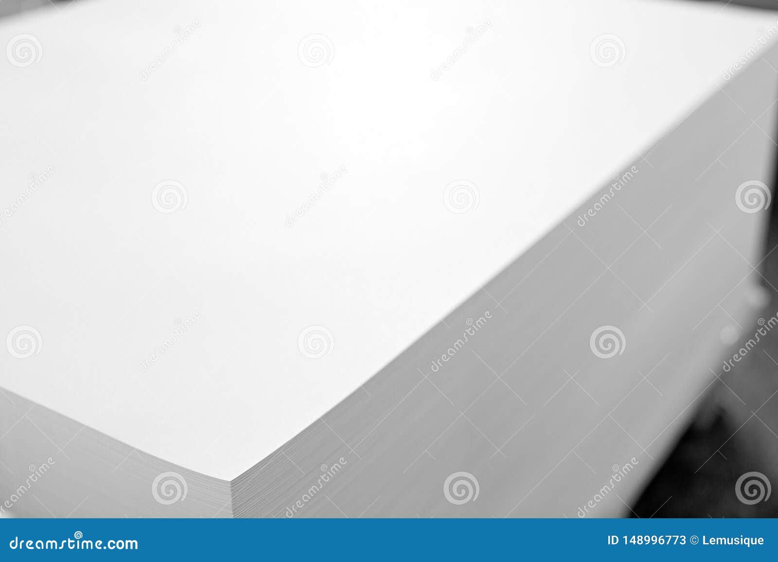 A Huge Pile of Paper in the Printing House. Printing Industry Texture ...