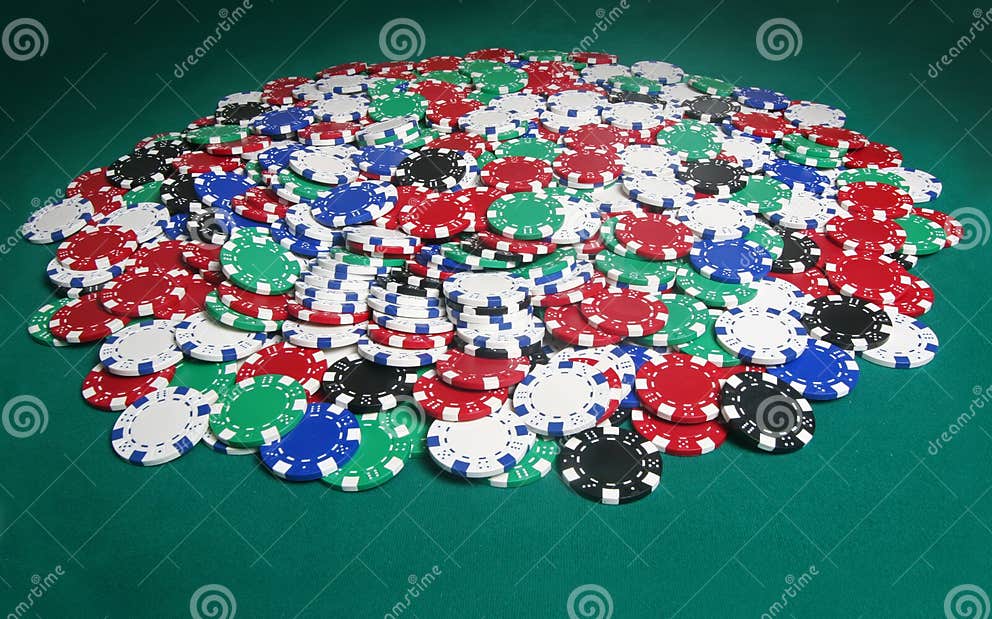 Huge poker pot stock image. Image of macro, colors, luck - 906537