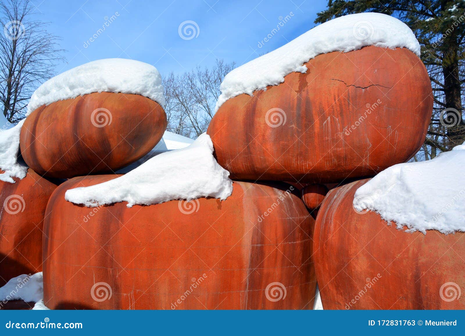 Huge red boulder stock image. Image of plains, concretions - 172831763
