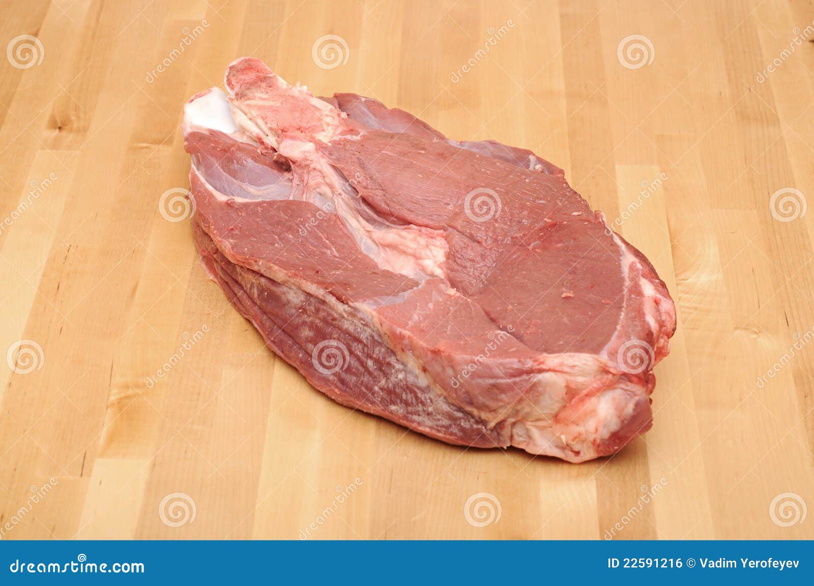 Huge red meat chunk stock photo. Image of edible, market - 22591216