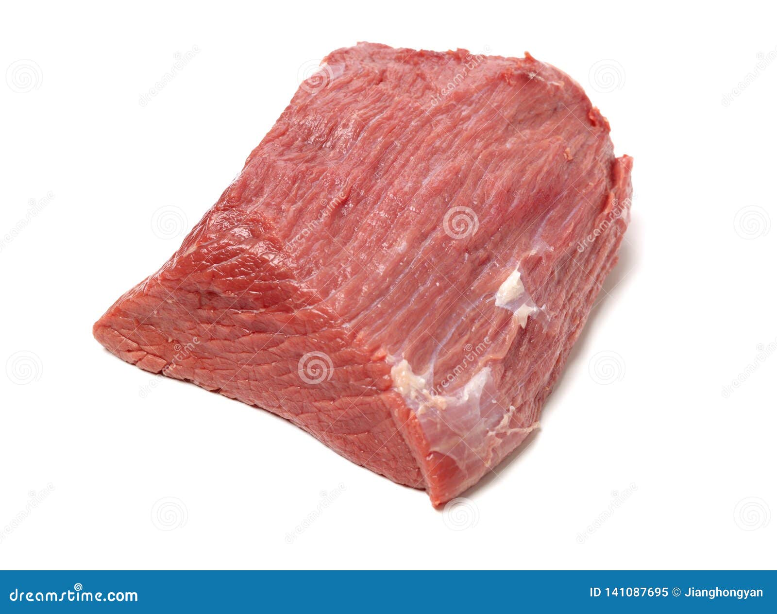 Huge red meat chunk stock image. Image of single, dinner - 141087695