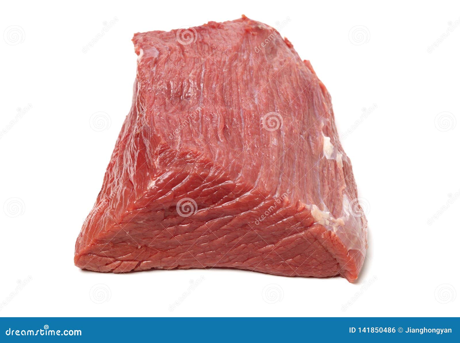 Huge red meat chunk stock photo. Image of dinner, roast - 141850486