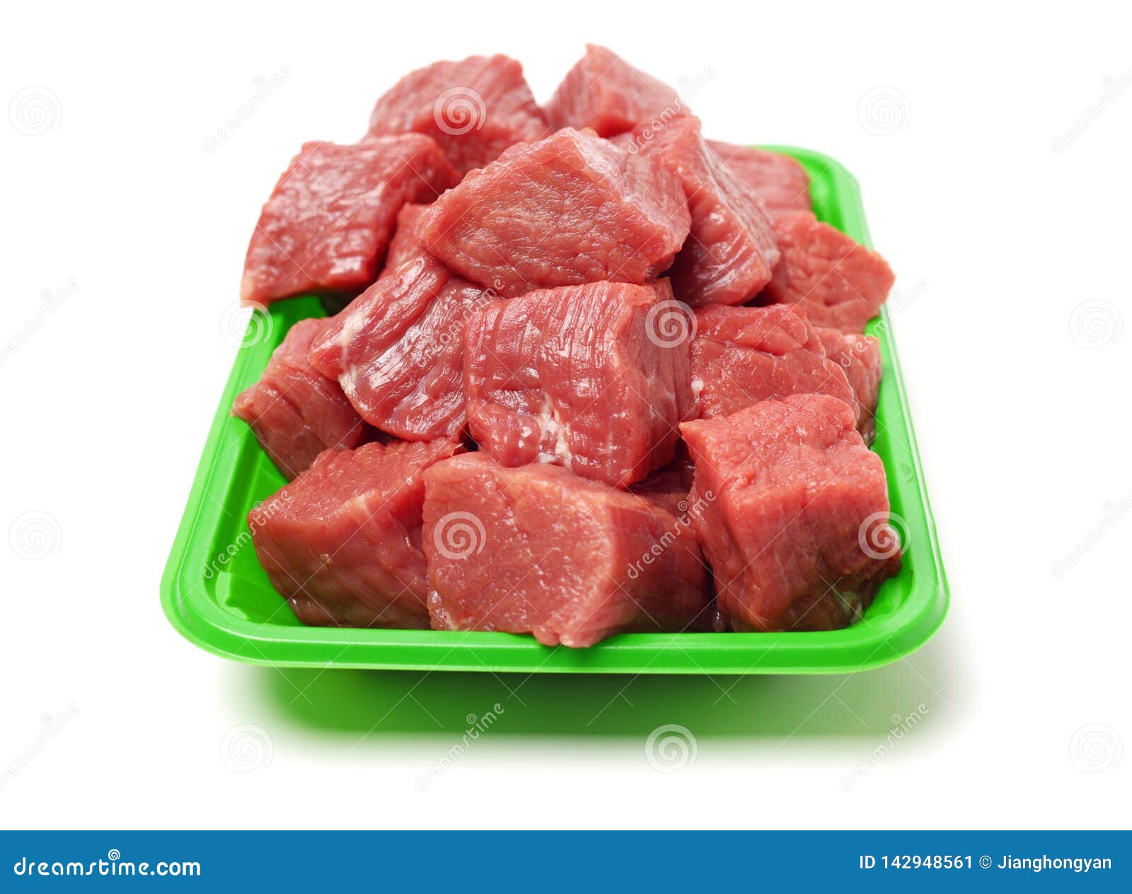 Huge red meat chunk stock image. Image of rump, meat - 142948561