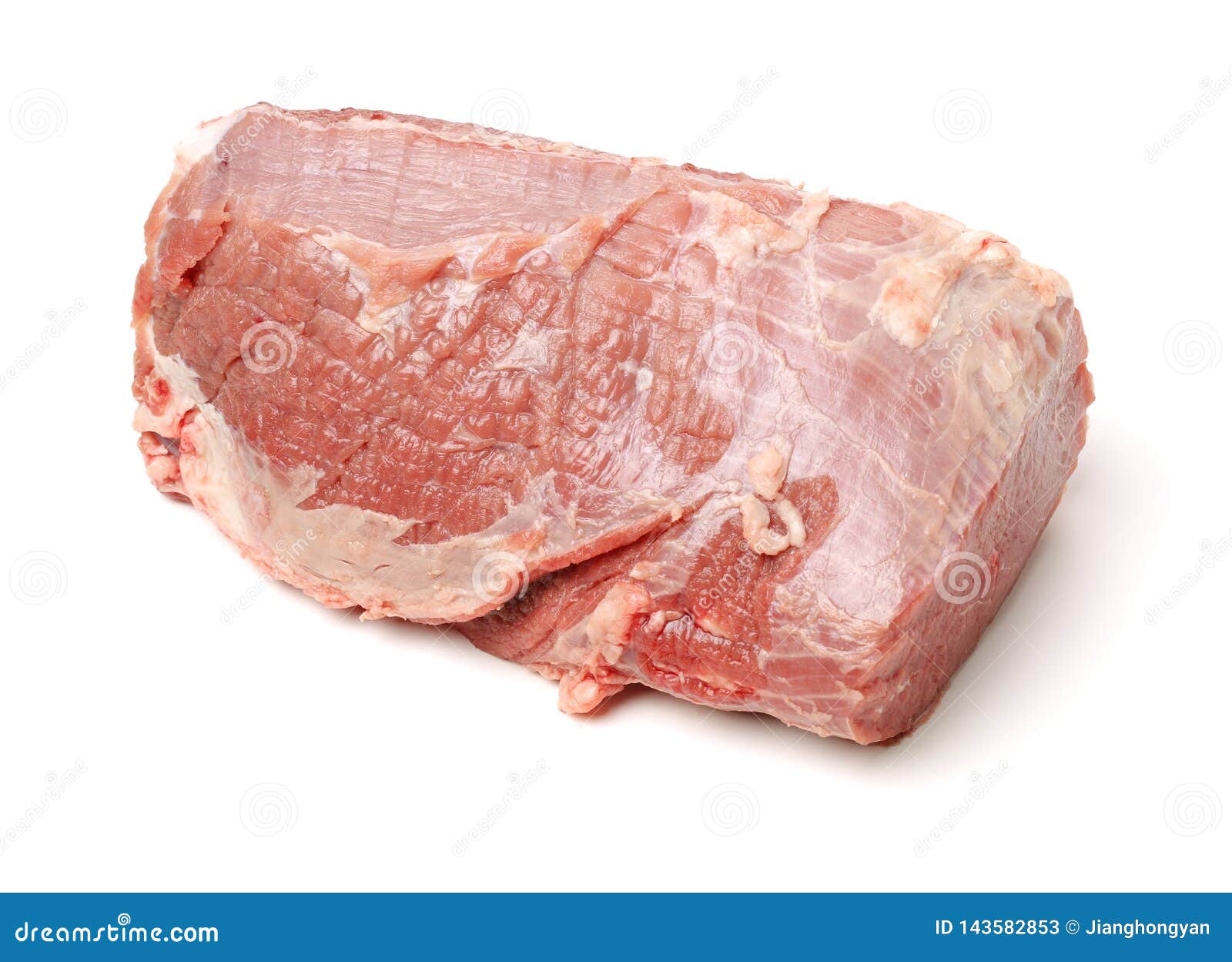 Huge red meat chunk stock image. Image of rump, butcher - 143582853