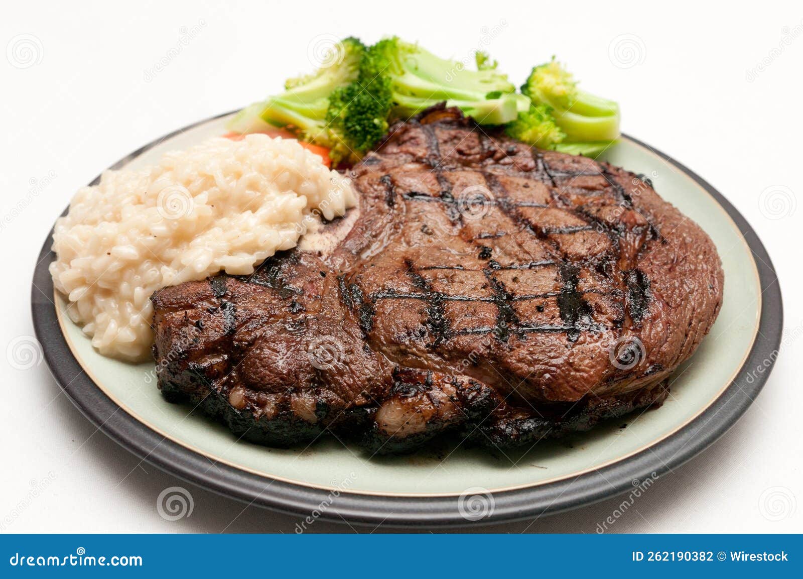 Huge rib steak barbequed stock photo. Image of chop - 262190382