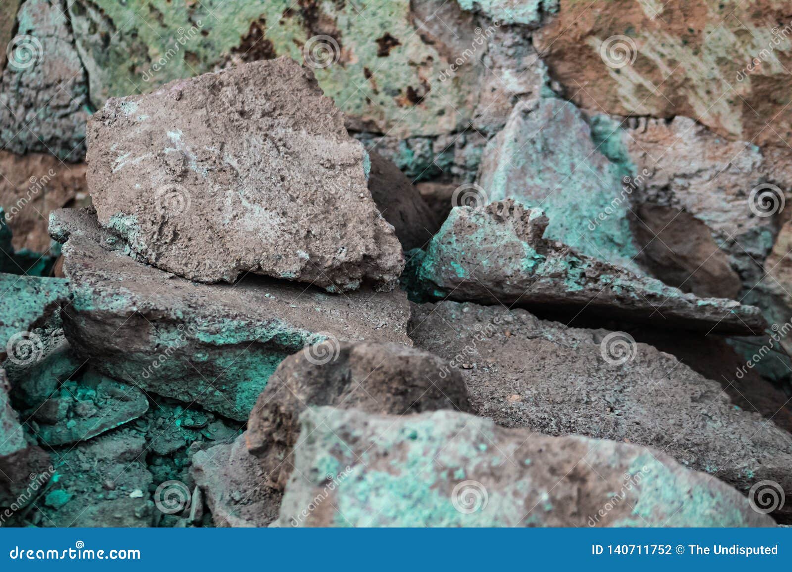 Huge Rigid Geographical Rocks of Different Textures Stock Photo - Image ...