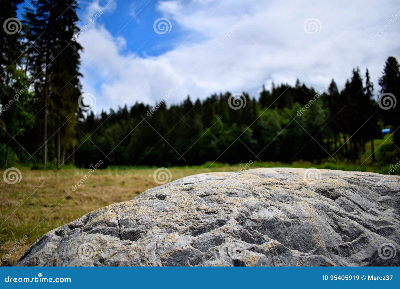 Huge Rock Close-up Landscape Stock Image - Image of blue, summer: 95405919