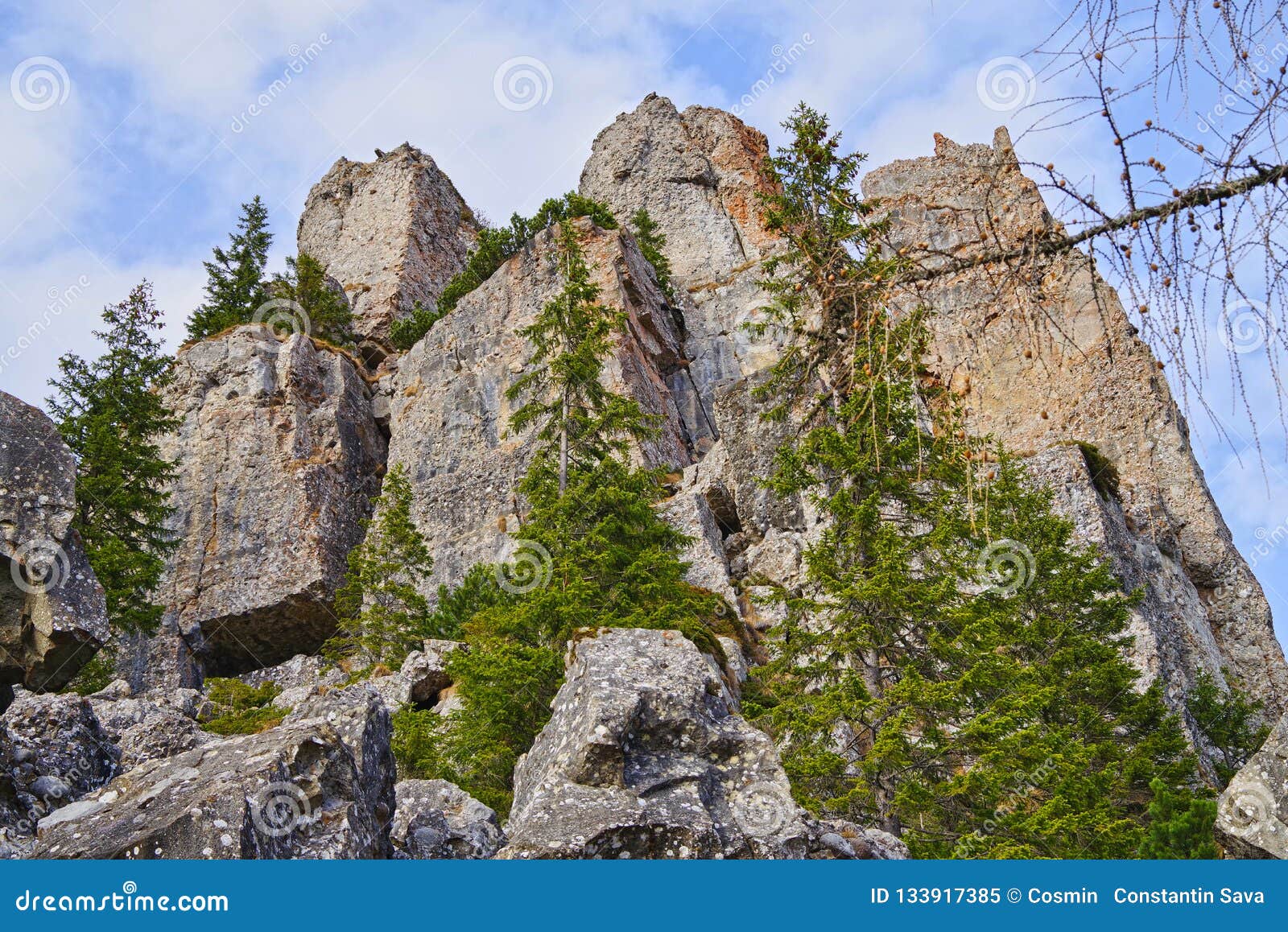 Huge rock mountain stock image. Image of peak, nature - 133917385