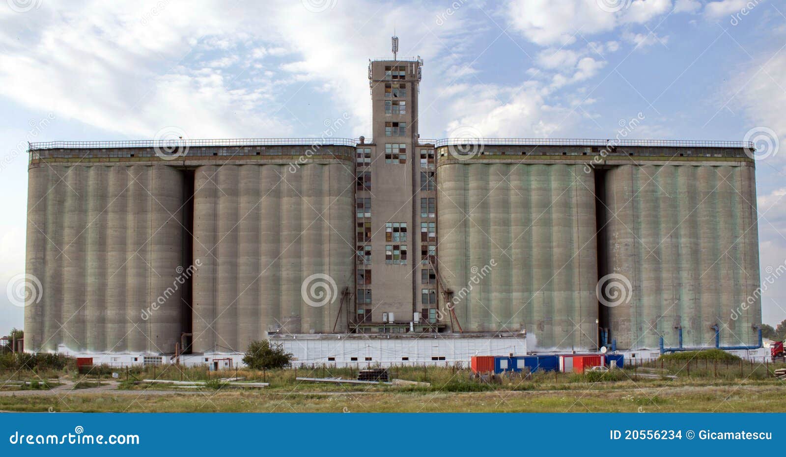 Huge silo stock photo. Image of metal, compartment, equipment - 20556234