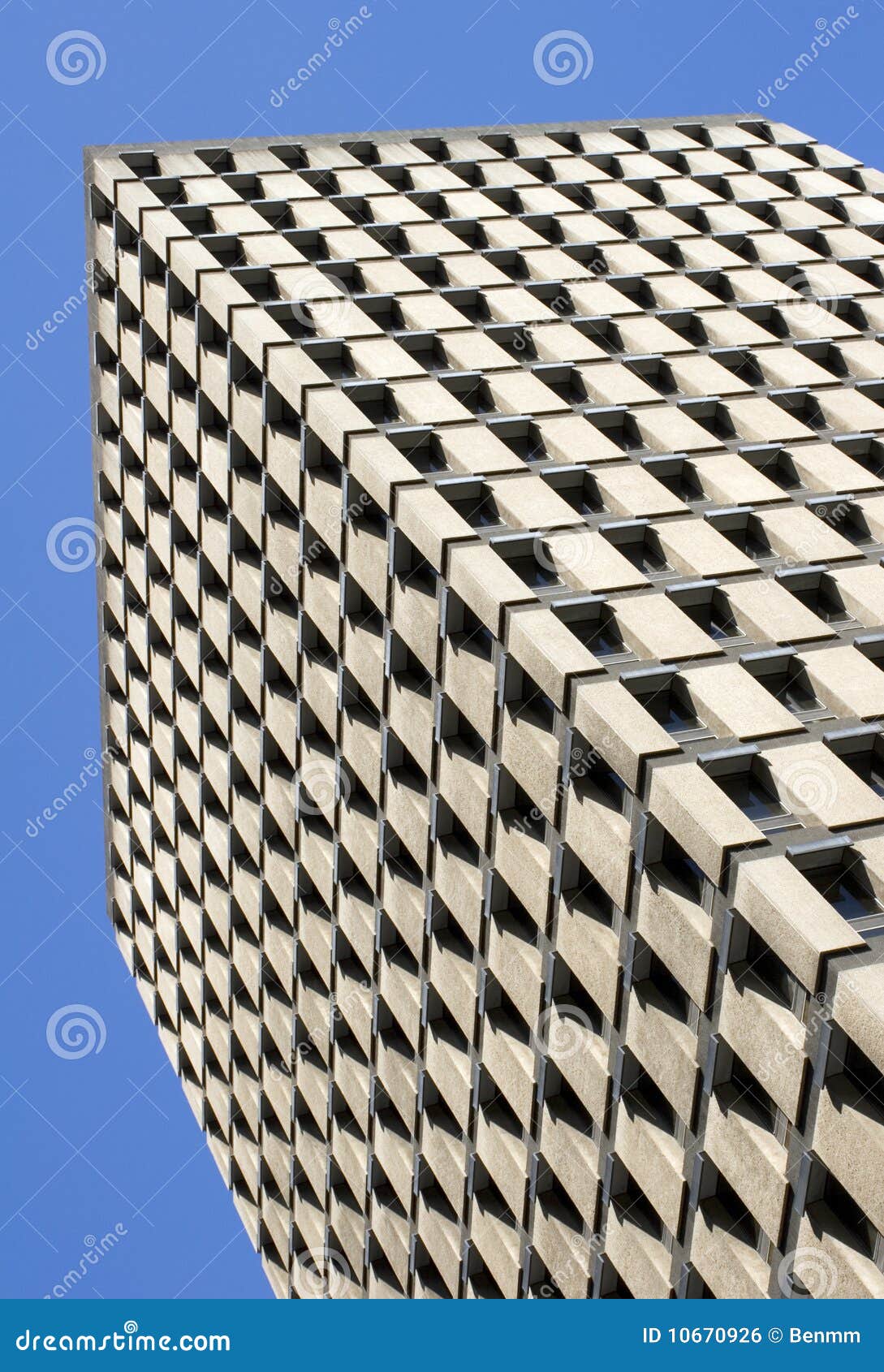 Huge Skyscraper with Shadows Stock Photo - Image of downtown, center ...